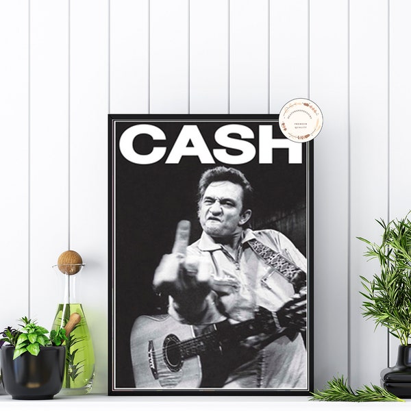 Johnny Cash Poster - Etsy