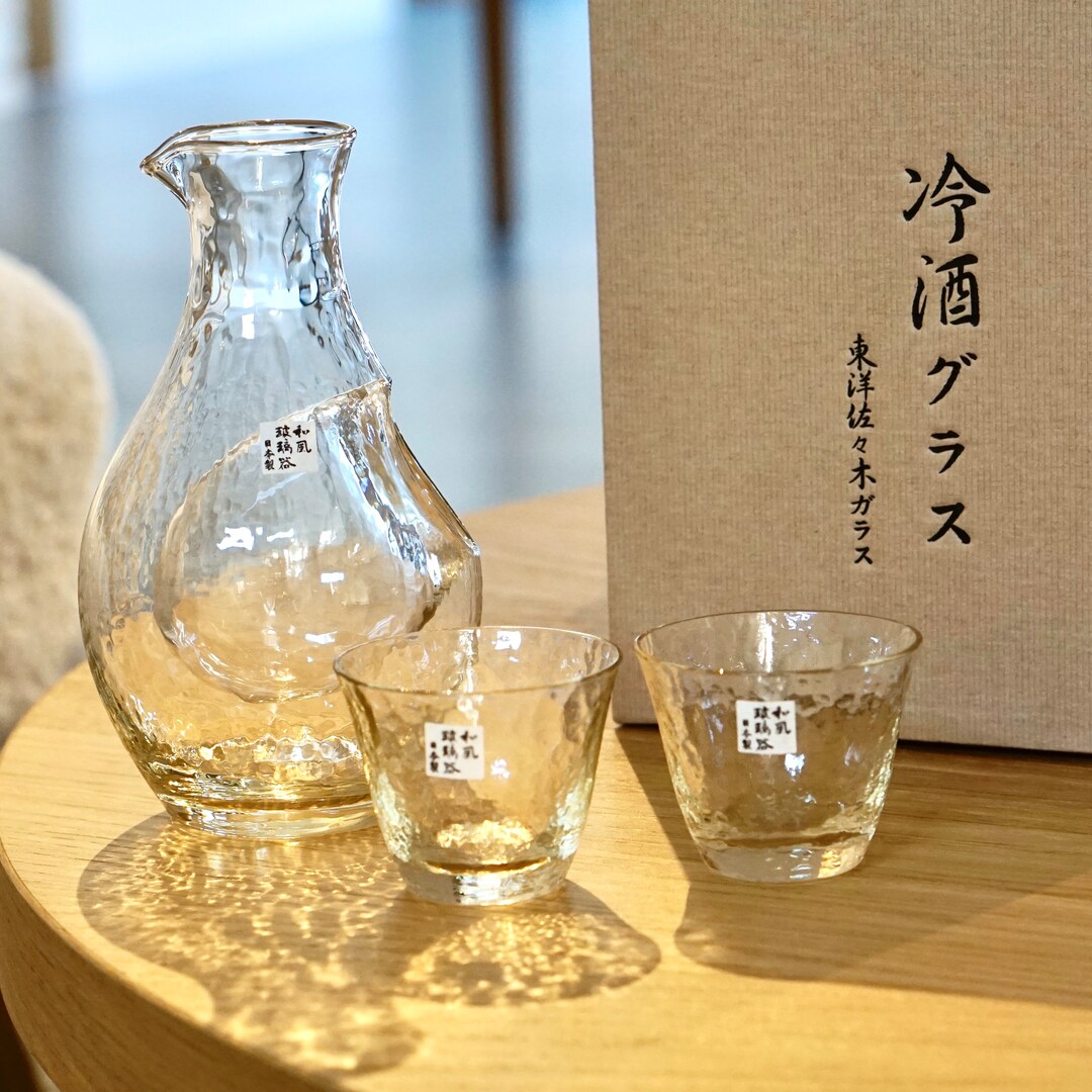 Gold Foil Cold Sake Glass Set Gift Box Included - Etsy