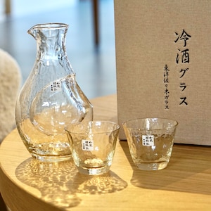 Gold Foil Cold Sake Glass Set Gift Box Included - Etsy