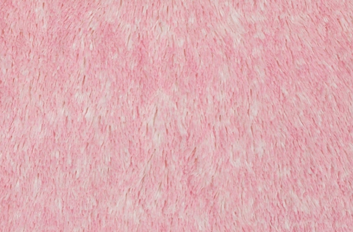 Snow/bubblegum Frosted Shaggy - Luxe Cuddle® Minky (shannon Fabrics) 30 ...