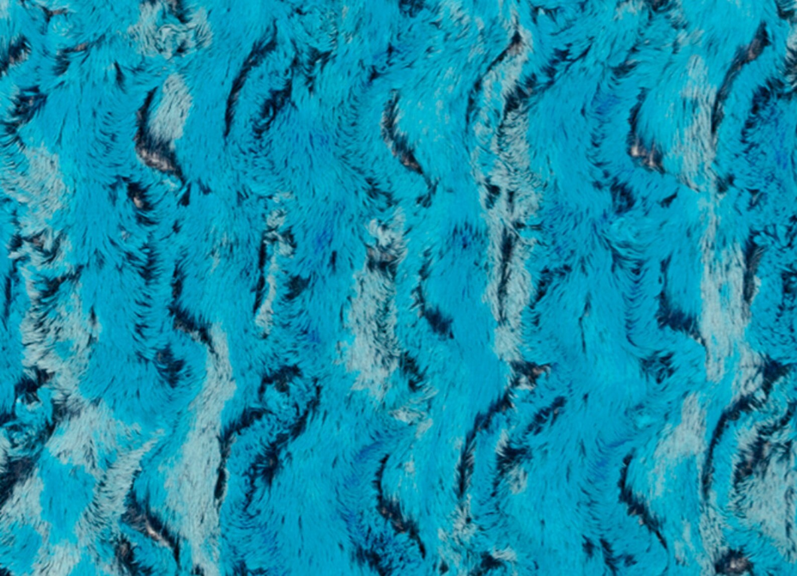 Peacock Wild Rabbit - Luxe Cuddle® Minky (shannon Fabrics) 15 Mm Pile ...