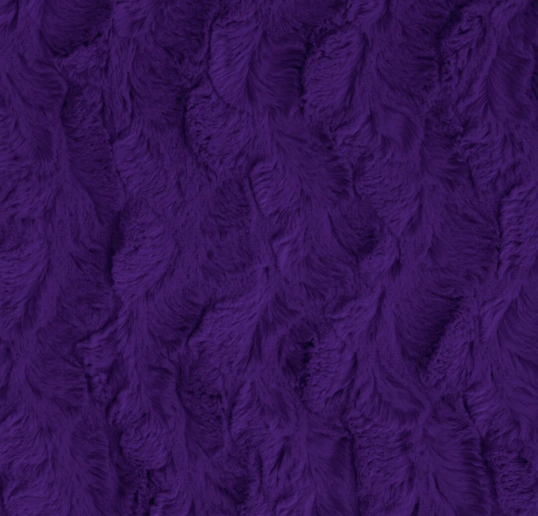 Bright Purple Bella Snuggle® Minky (EZ Fabric) - Etsy