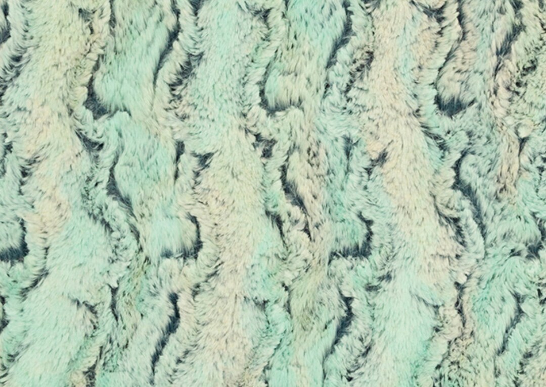 Tidepool Wild Rabbit - Luxe Cuddle® Minky (shannon Fabrics) 15 Mm Pile ...