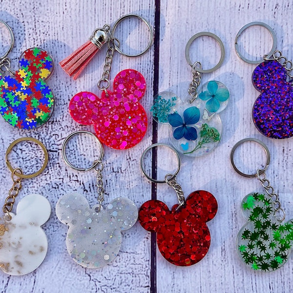 Resin Keychain - Etsy