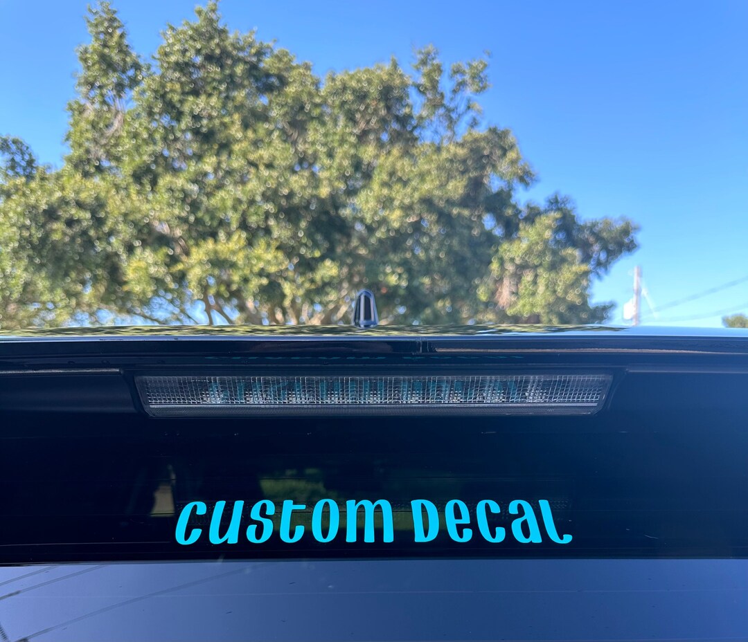 Custom Decal, Personalized Decal, Personalized Decal Sticker, Permanent ...