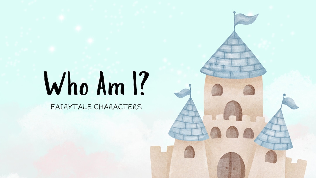 Who Am I? Fairytale Characters, Guessing Game, Character Profiles ...