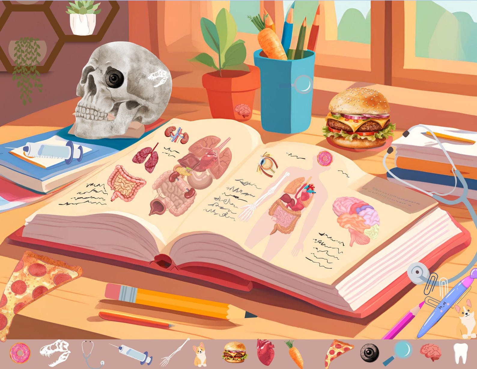 Anatomy Busy Book Bundle for Young Learner & Homeschool With Flashcards ...