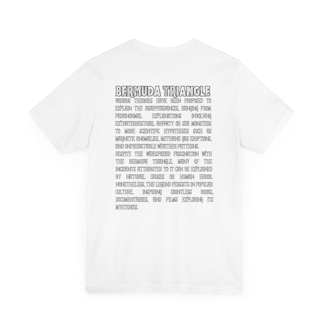 Bermuda Triangle Unisex Jersey Short Sleeve Tee - Etsy