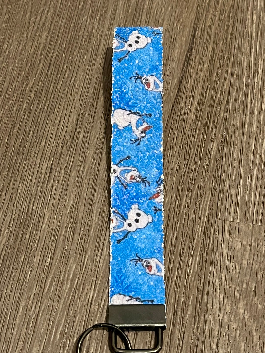 Disney Olaf Faux Leather Keychain Key Fob Wristlet - Etsy