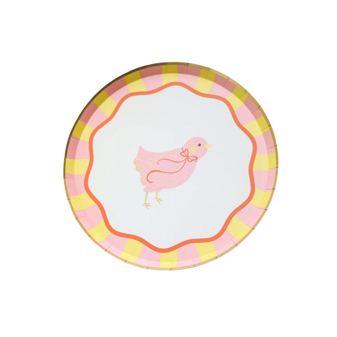 Sweet Chick Easter Small Paper Plates, 8ct | Easter Plates, Spring ...