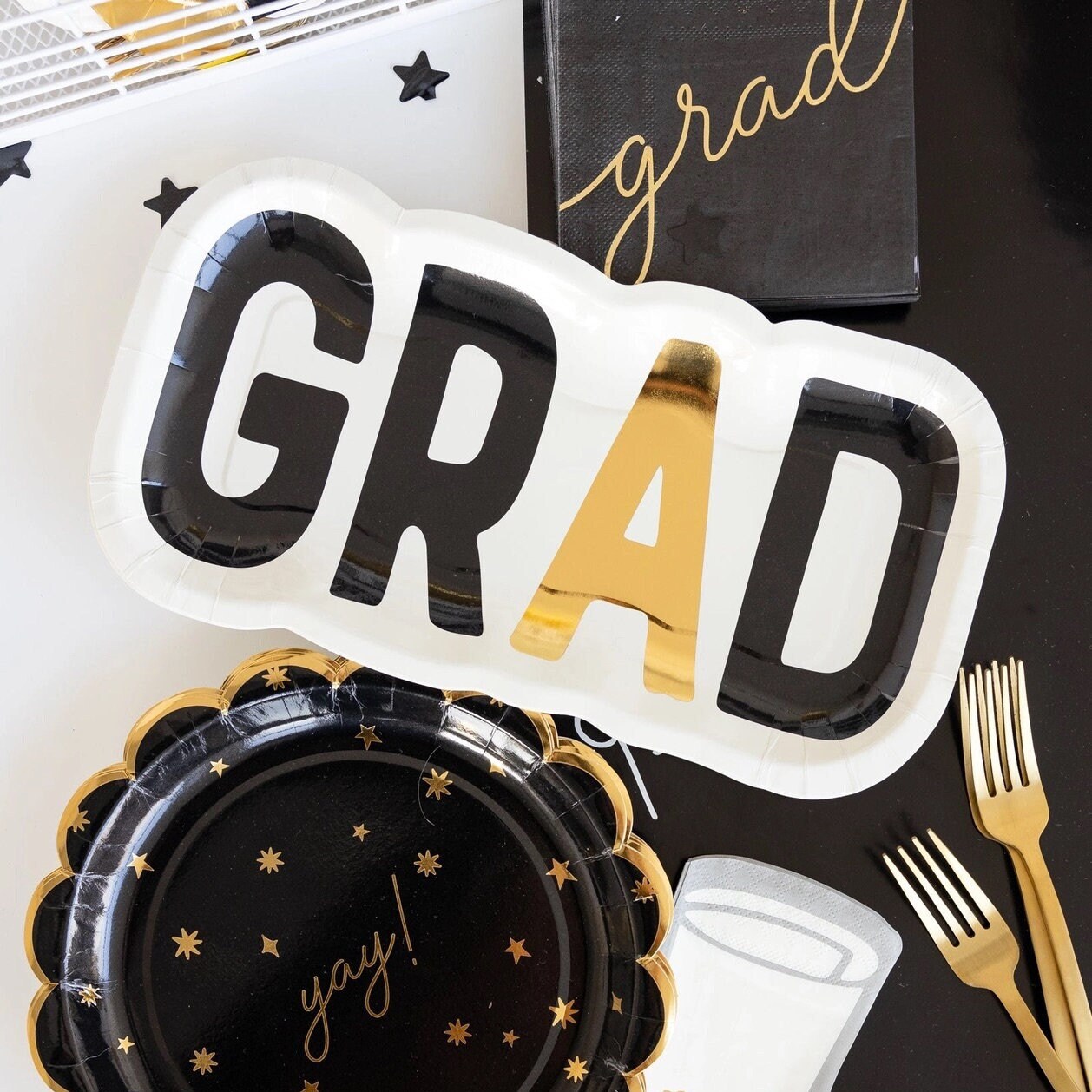 Graduation Paper Cocktail Napkins set of 24 Graduation Napkins, Class ...