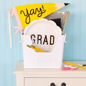 Yay Pencil Felt Pennant | Graduation Flag, Graduation Party, Graduation ...