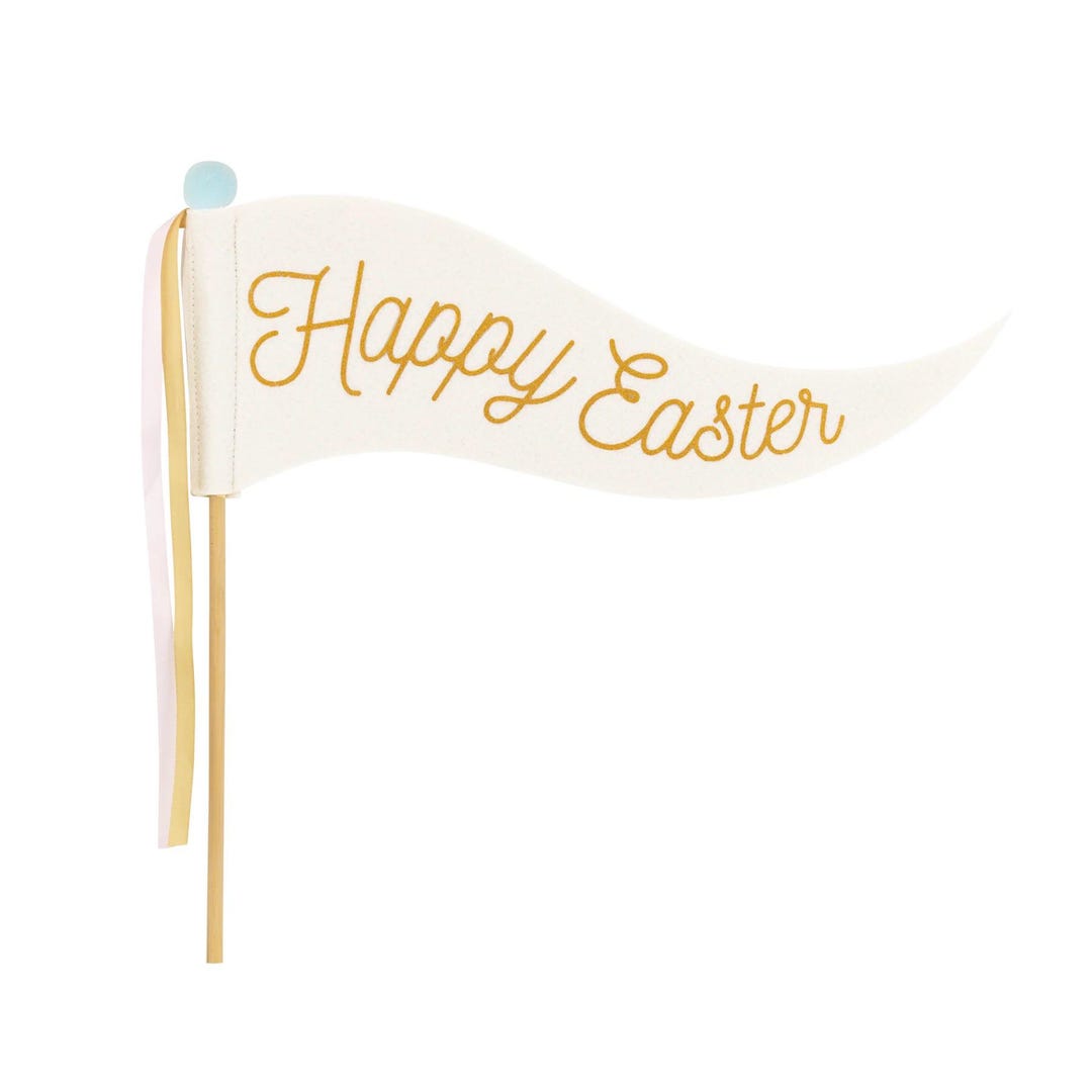 Happy Easter Party Pennant | Happy Easter Party Sign, Easter Basket ...