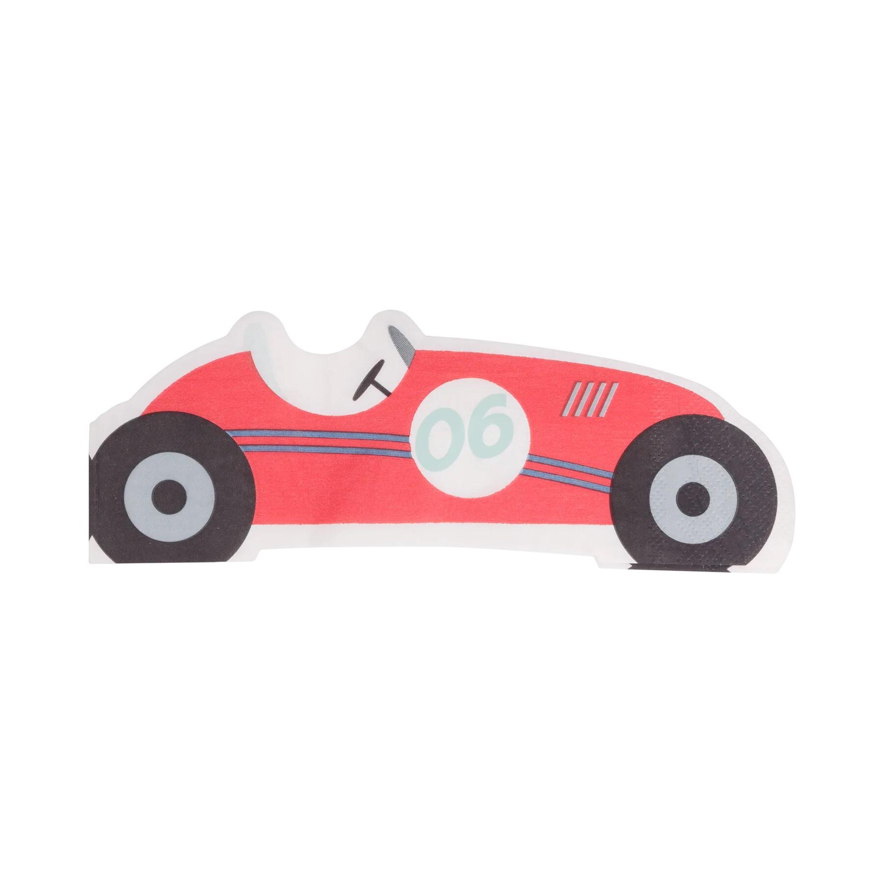 Car Birthday Race Car Napkins - Race Cars Birthday Party Decorations ...