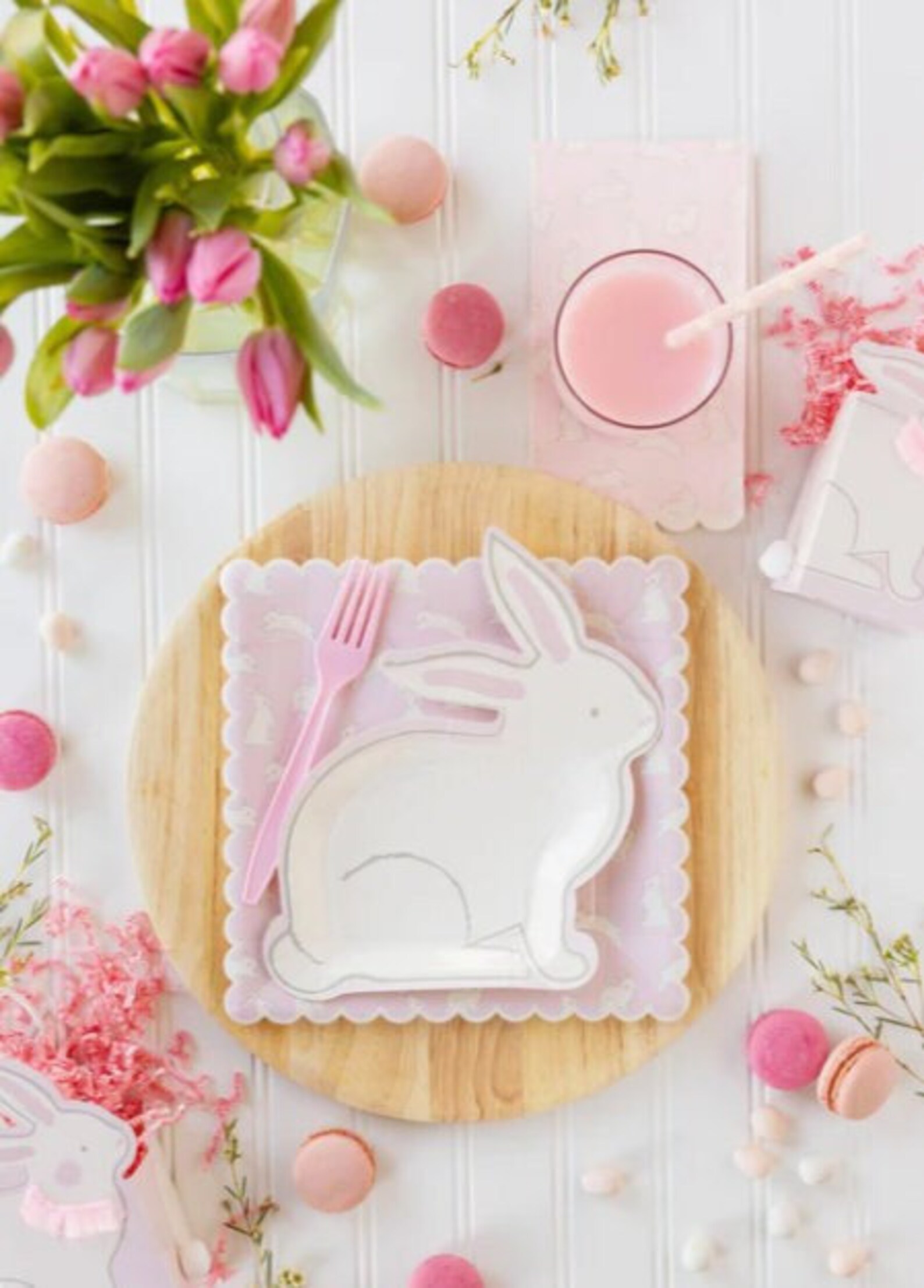 Easter Bunny Shaped Plates Easter Paper Plates set of 8 Easter Party ...