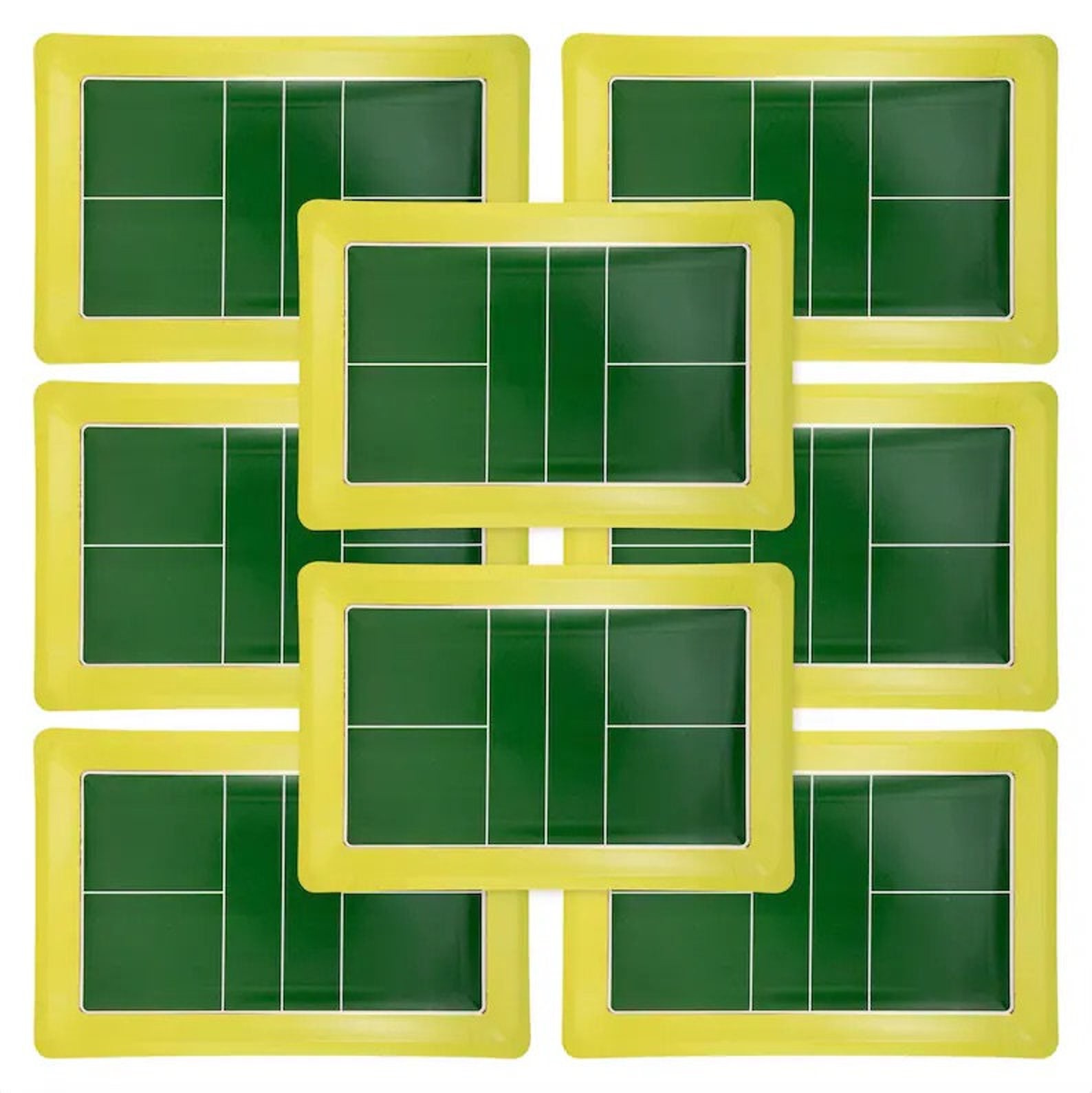 Pickleball Court Paper Plates - Set of 8, Party Decorations - Etsy