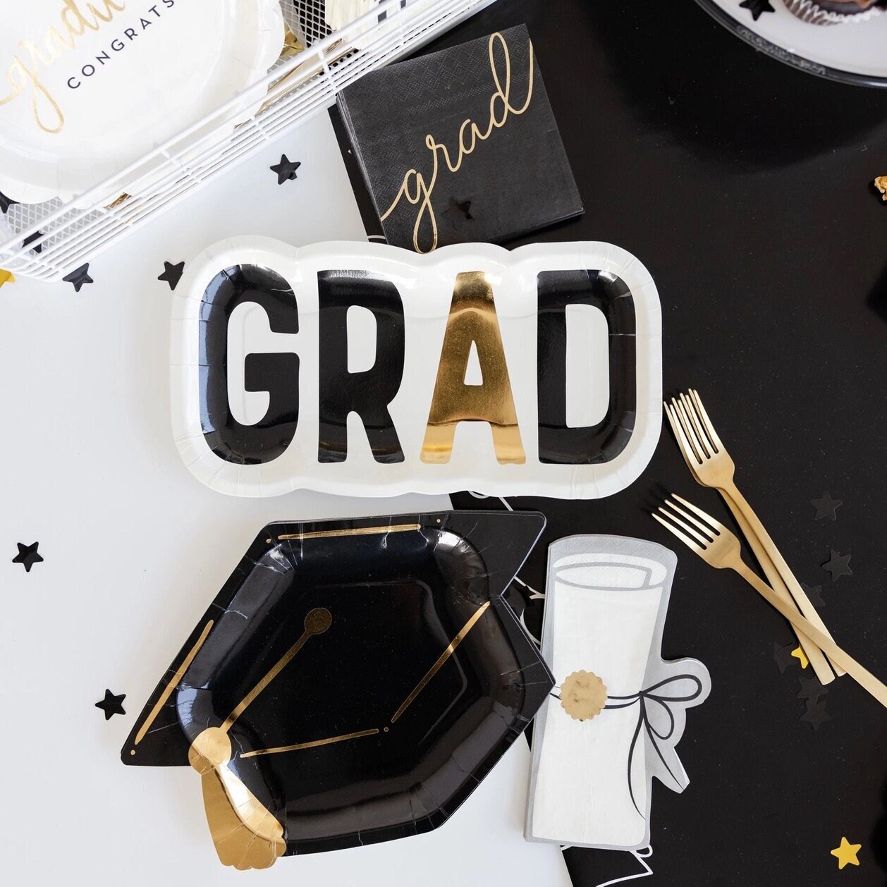 Graduation Paper Cocktail Napkins set of 24 Graduation Napkins, Class ...