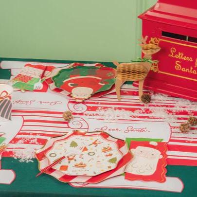 Dear Santa Christmas Paper Placemats – Scroll Shape (set of 12) - Etsy