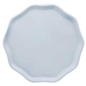 Classic Baby Blue Paper Plates, 8c | Scalloped Party Plates, Blue ...