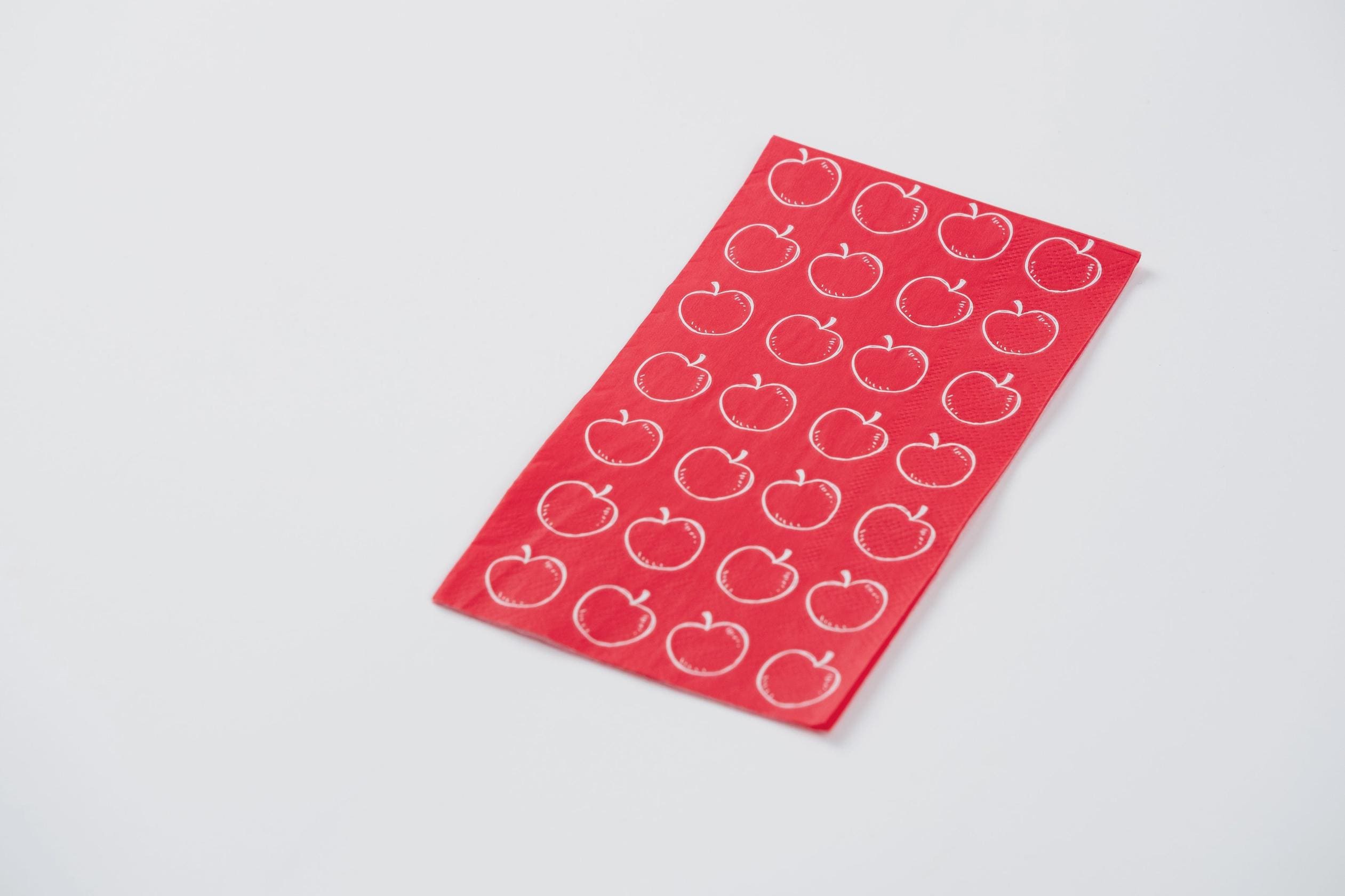 Apple Paper Napkins: Back to School Party Guest Towels, 16ct - Etsy