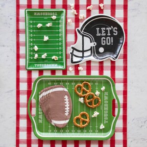 End Zone Eats Football Field Plates (set of 8) - Perfect Tailgate Party ...