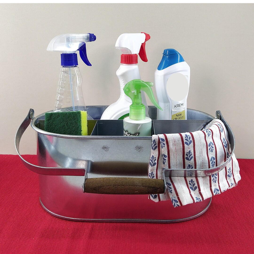 Metal Organizer Tools Caddy, Galvanize Craft Arranger, Tool Bag for ...