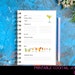 Printable Cocktail Journal,blank Cocktail Recipe Book,cocktail Notebook ...