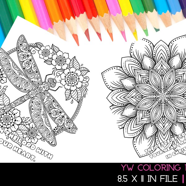 Lds Yw Coloring Pages - Etsy