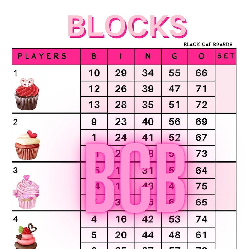 Bingo Blocks 75 Balls - Etsy