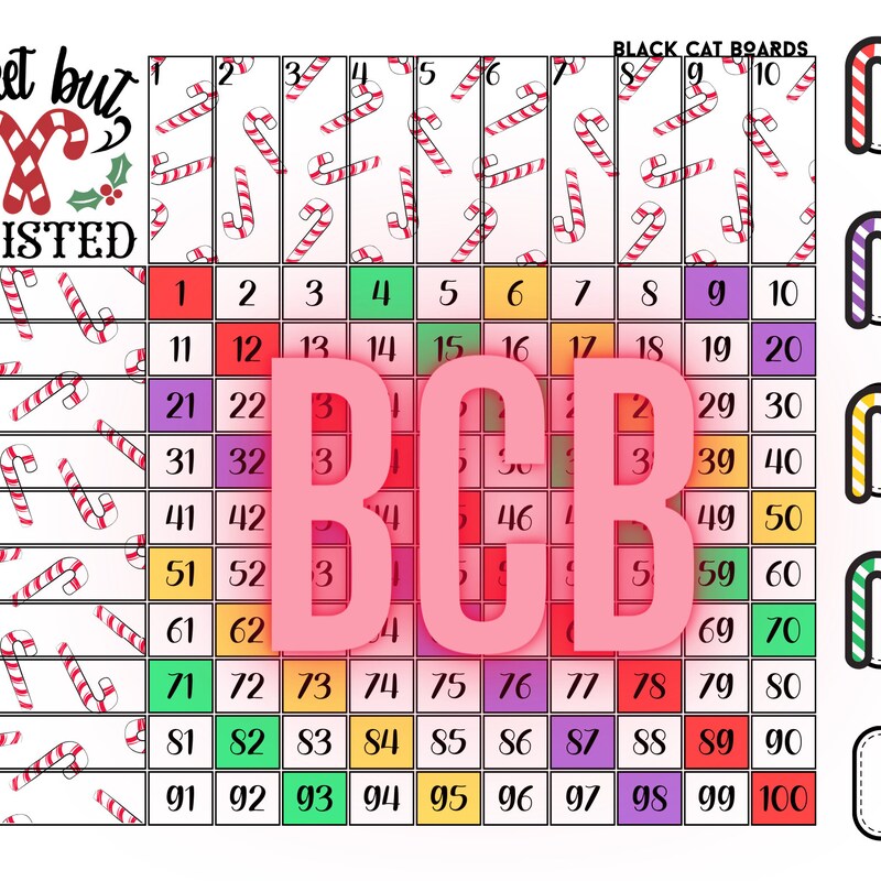 Candy Cane Bingo - Etsy