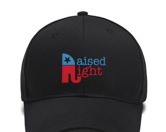 Raised Right Hat - Etsy