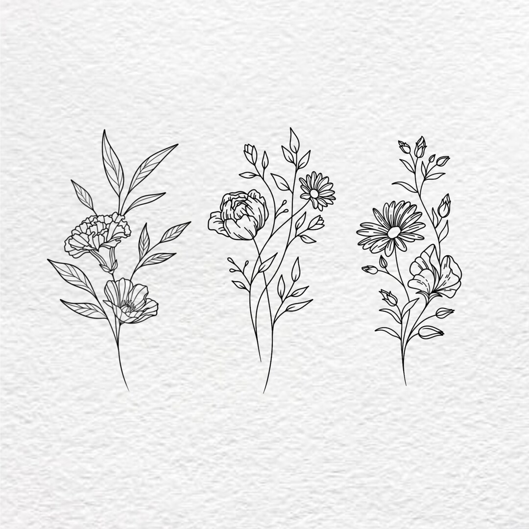 Family Birth Month Flower Design | Personalised Custom Floral Bouquet ...