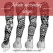 60+ Procreate Stamps and 3D Arm! Procreate Brushes. Mandala Tattoo ...