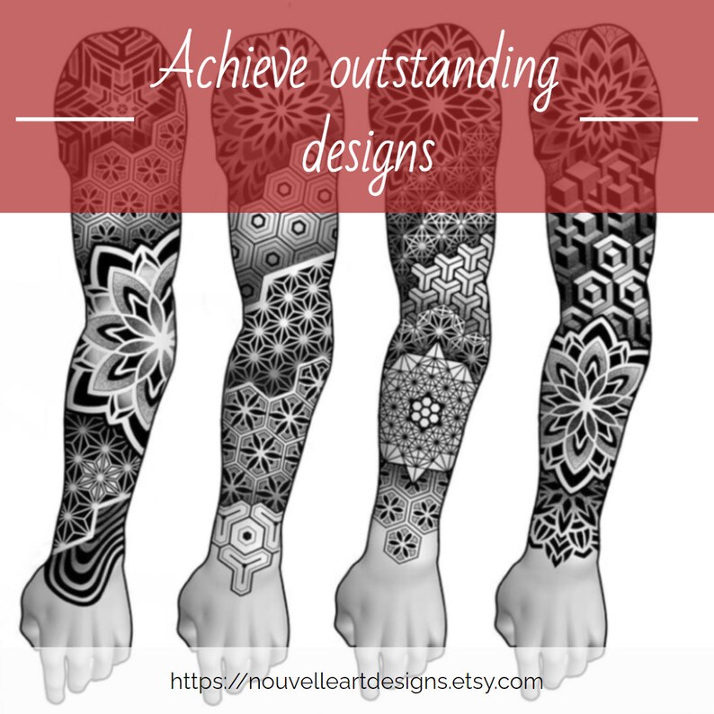 60+ Procreate Stamps and 3D Arm! Procreate Brushes. Mandala Tattoo ...