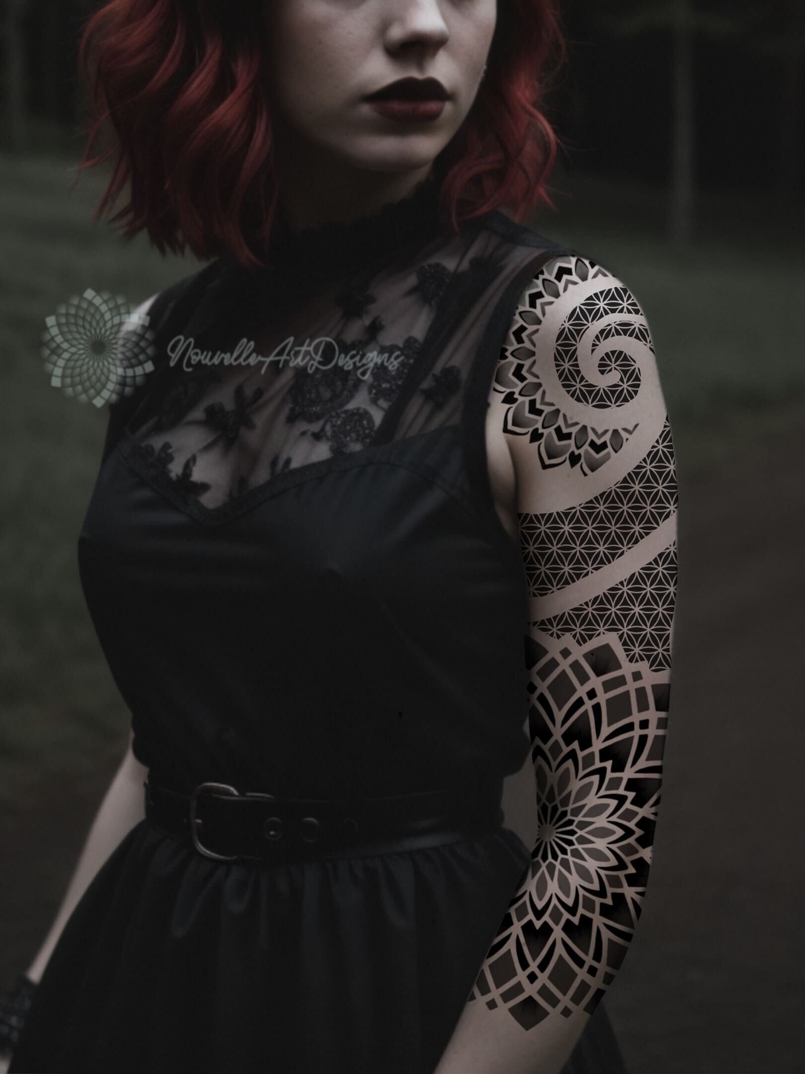 60+ Procreate Stamps. 3D Arm Free. Procreate Tattoo Brushes. Mandala ...