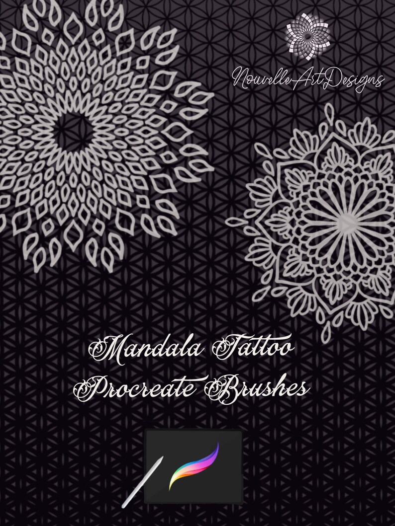 20 Procreate Stamps. Procreate Brushes. Mandala Tattoo Design. Tattoo ...