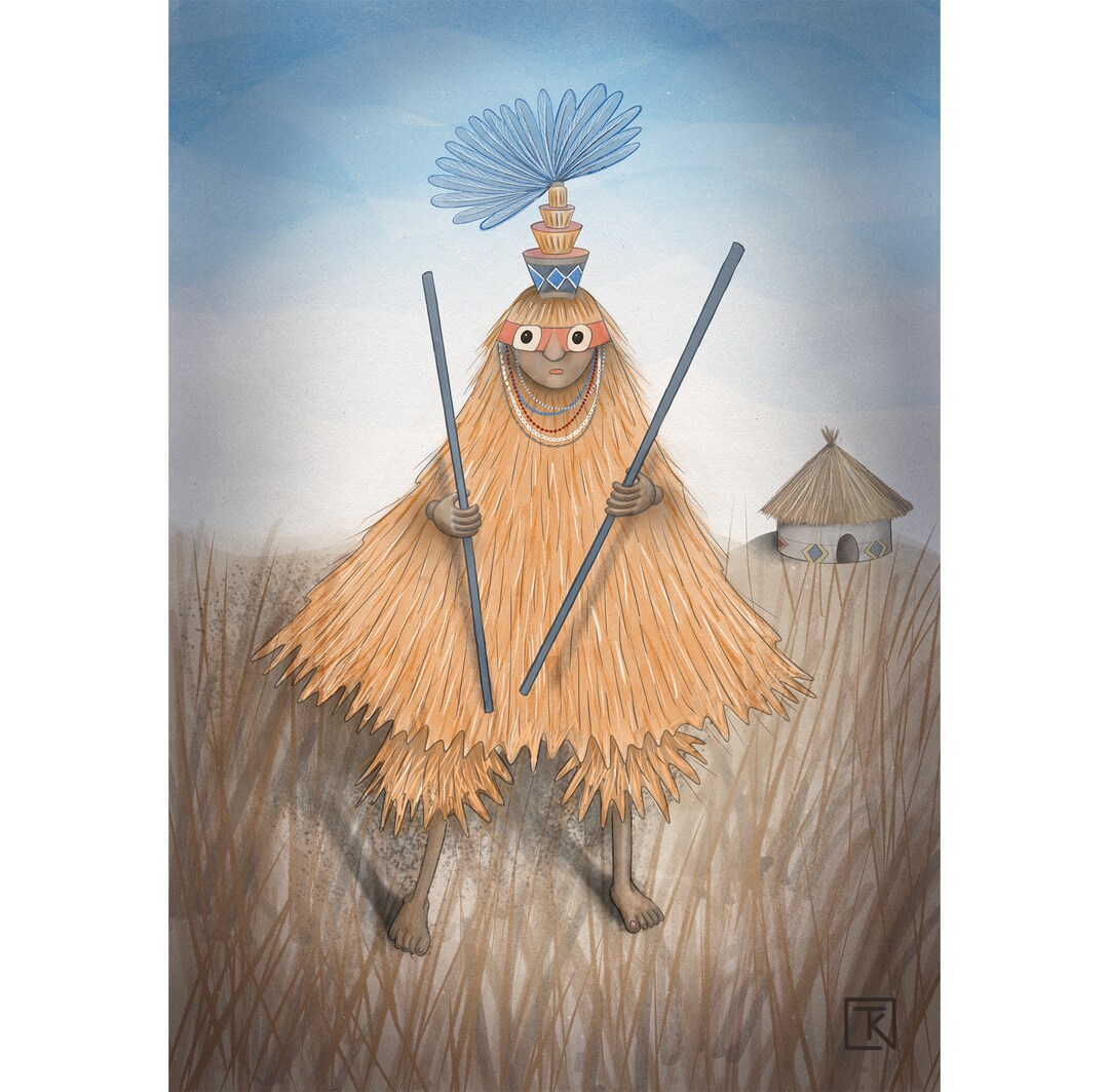 Ninja Warrior Art Print - Etsy