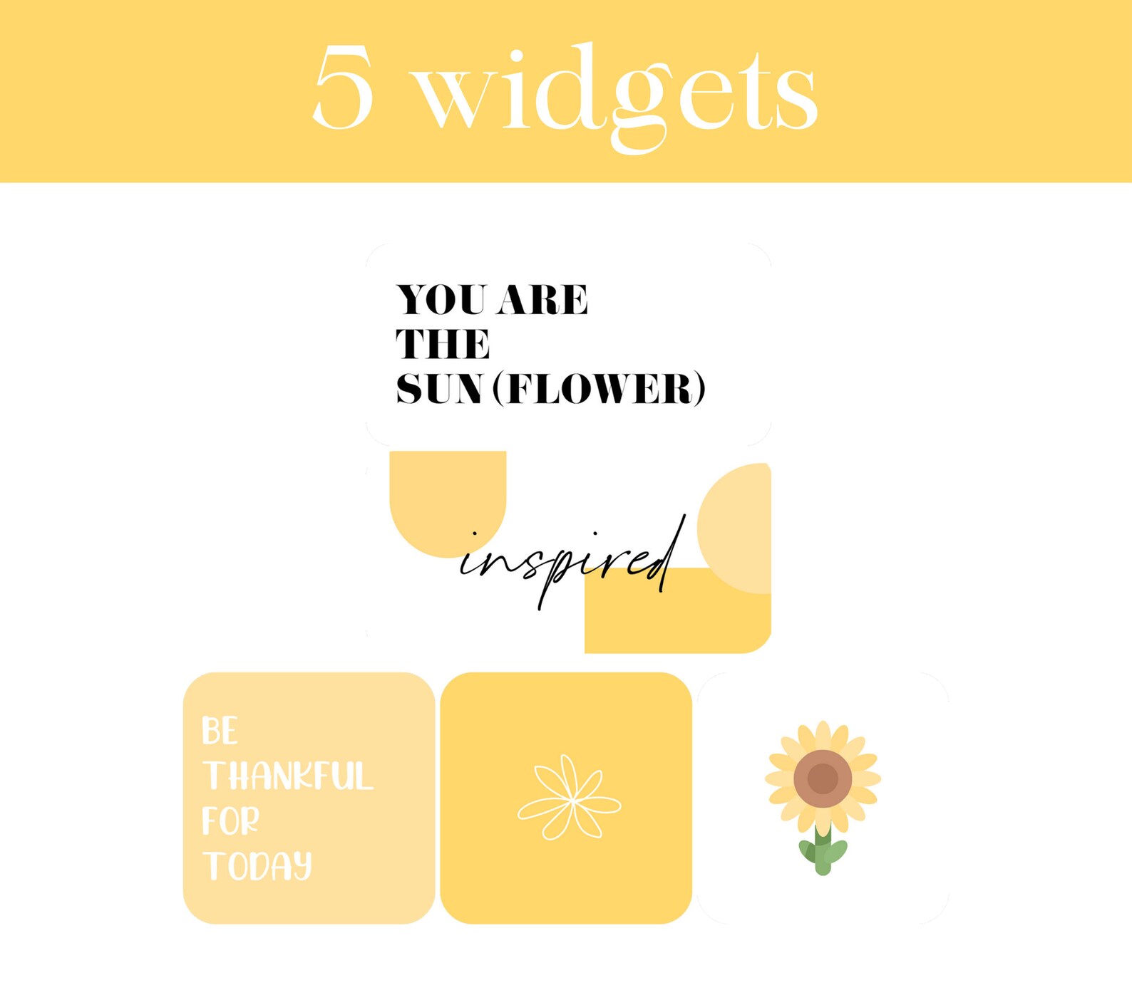 WHITE-YELLOW App Icon Pack 300 Yellow App Icons Digital Handmade App ...