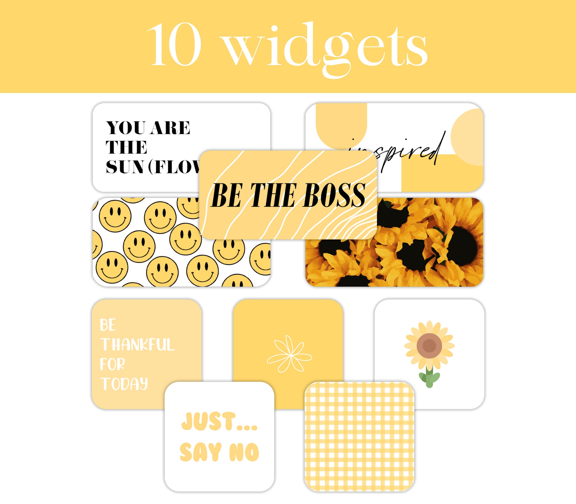 YELLOW App Icon Pack Digital Download 300 Yellow Colored - Etsy