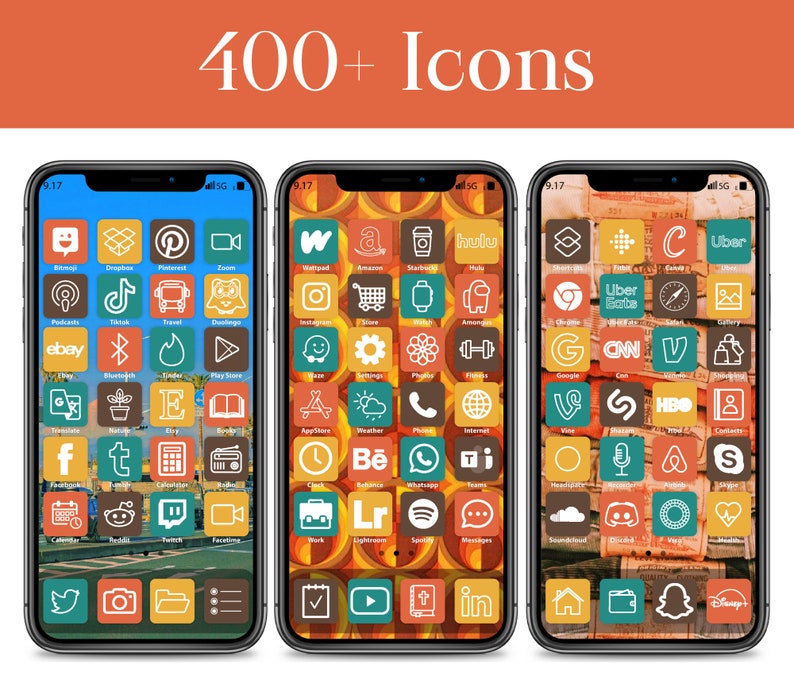 RETRO-WHITE Themed App Icon Pack Selfmade Colorful Digital Ios Icons ...