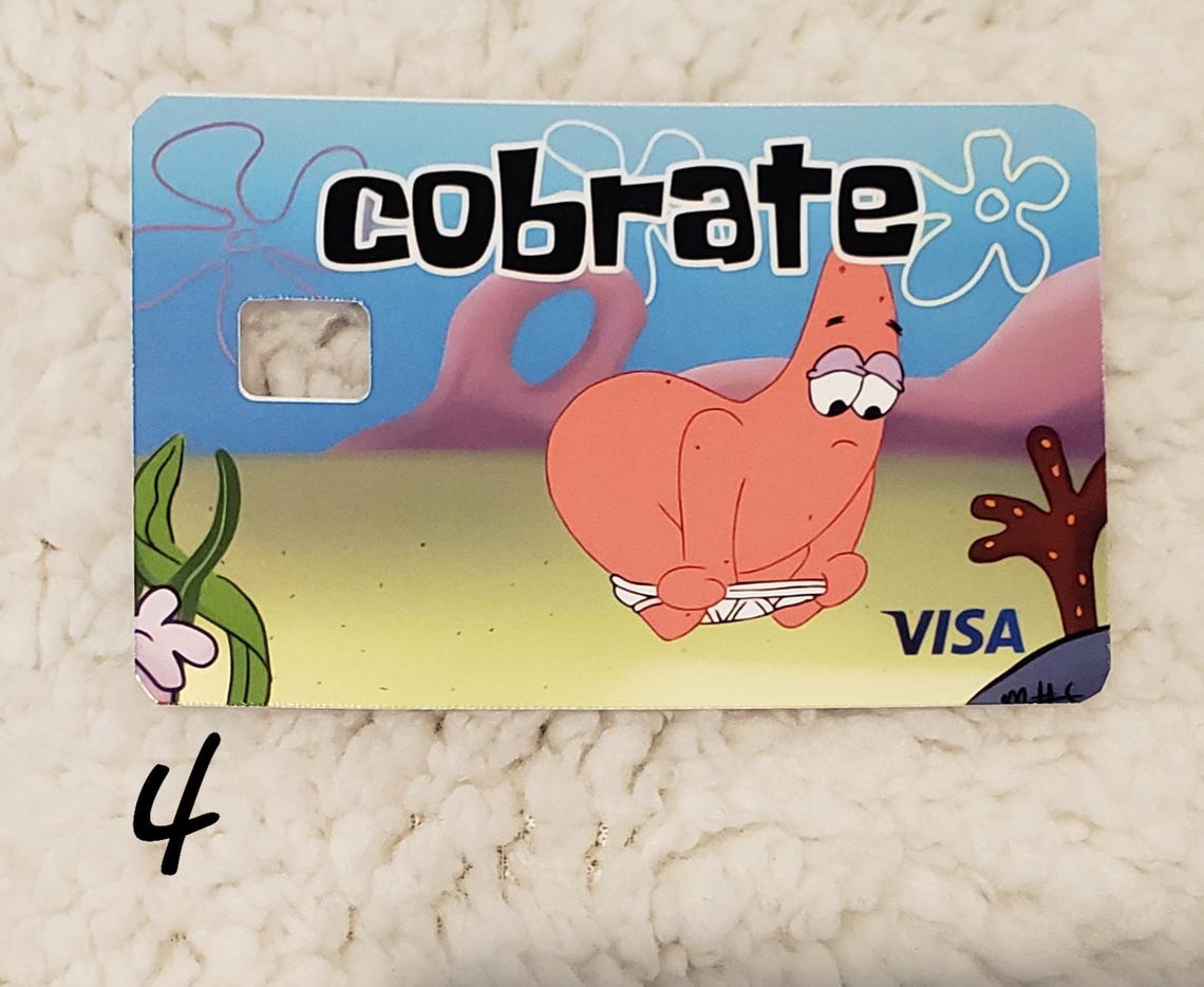 Sticker Para Tarjetas De Chip Funny Card Sticker - Etsy