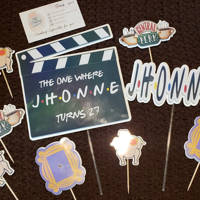 Friends Cake Topper - Etsy
