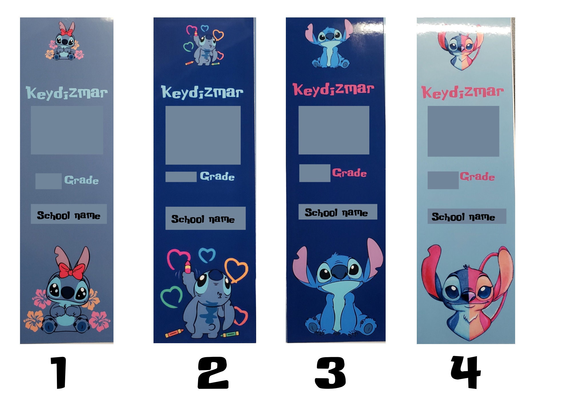 Franjas Para Libretas Diseño Stitch Back to School Sticker Escolares - Etsy