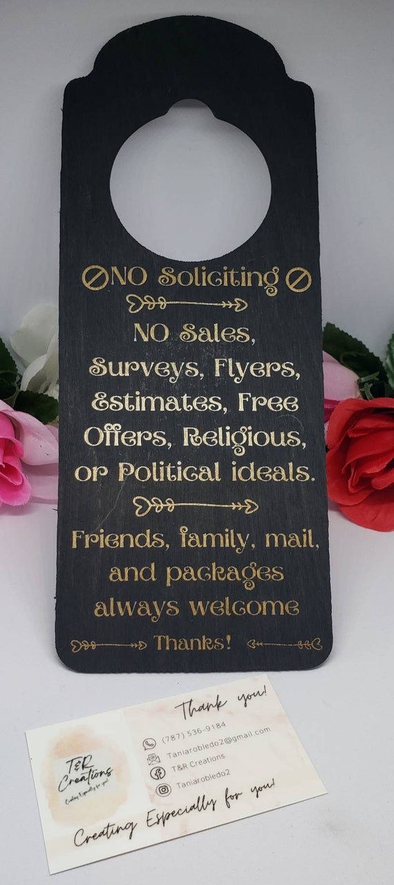 Letreros De No Solicitar
