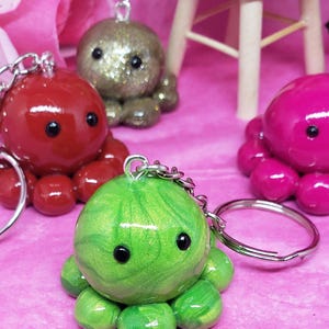 Octopus Keychain Stress Relief. Keychain Ocopus Color - Etsy