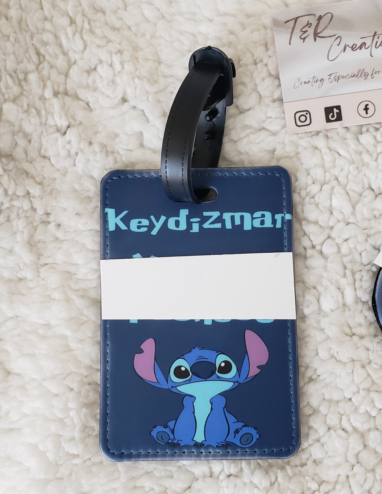 ID Tag for Backpack & Lunch Bag Stitch Design - Etsy