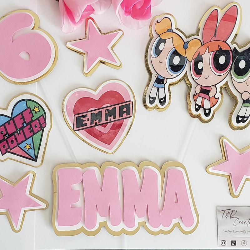 Powerpuff Girls Cake Topper - Etsy