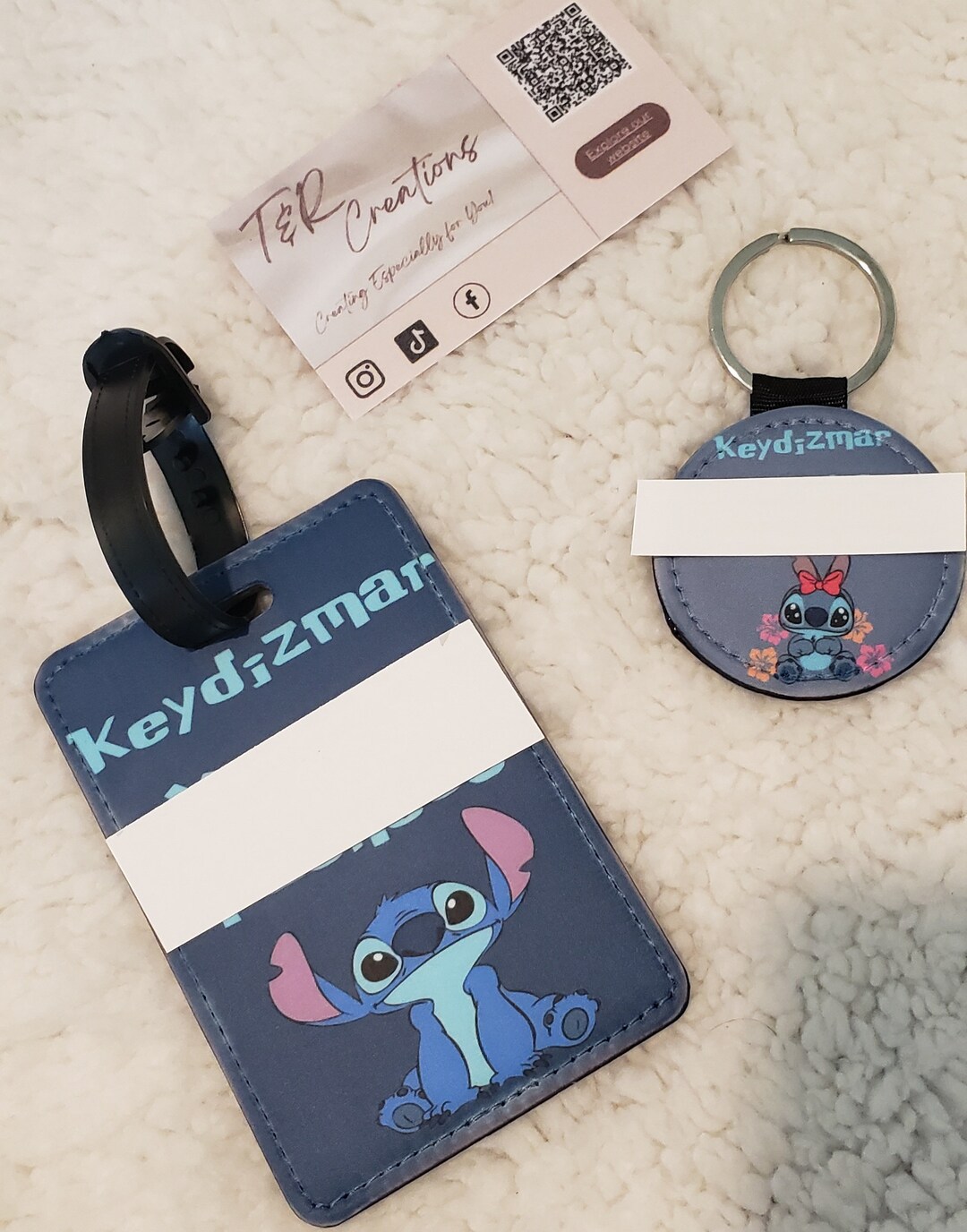 ID Tag for Backpack & Lunch Bag Stitch Design - Etsy