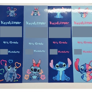 Lilo & Stitch Stickers/ Strip for Notebook/ Labels/ Custom Sticker ...