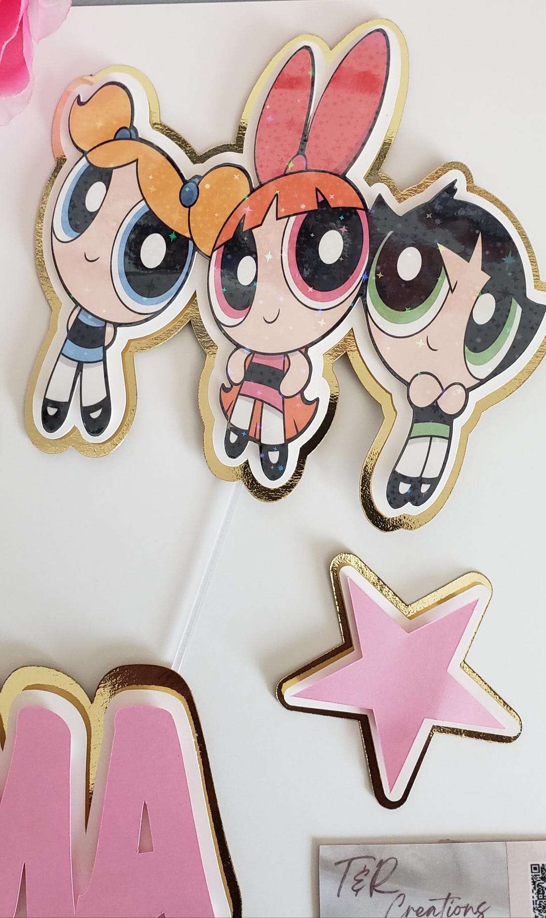 Cake Topper- Powerpuff Girls (ONLY Girls TOPPER) - Etsy